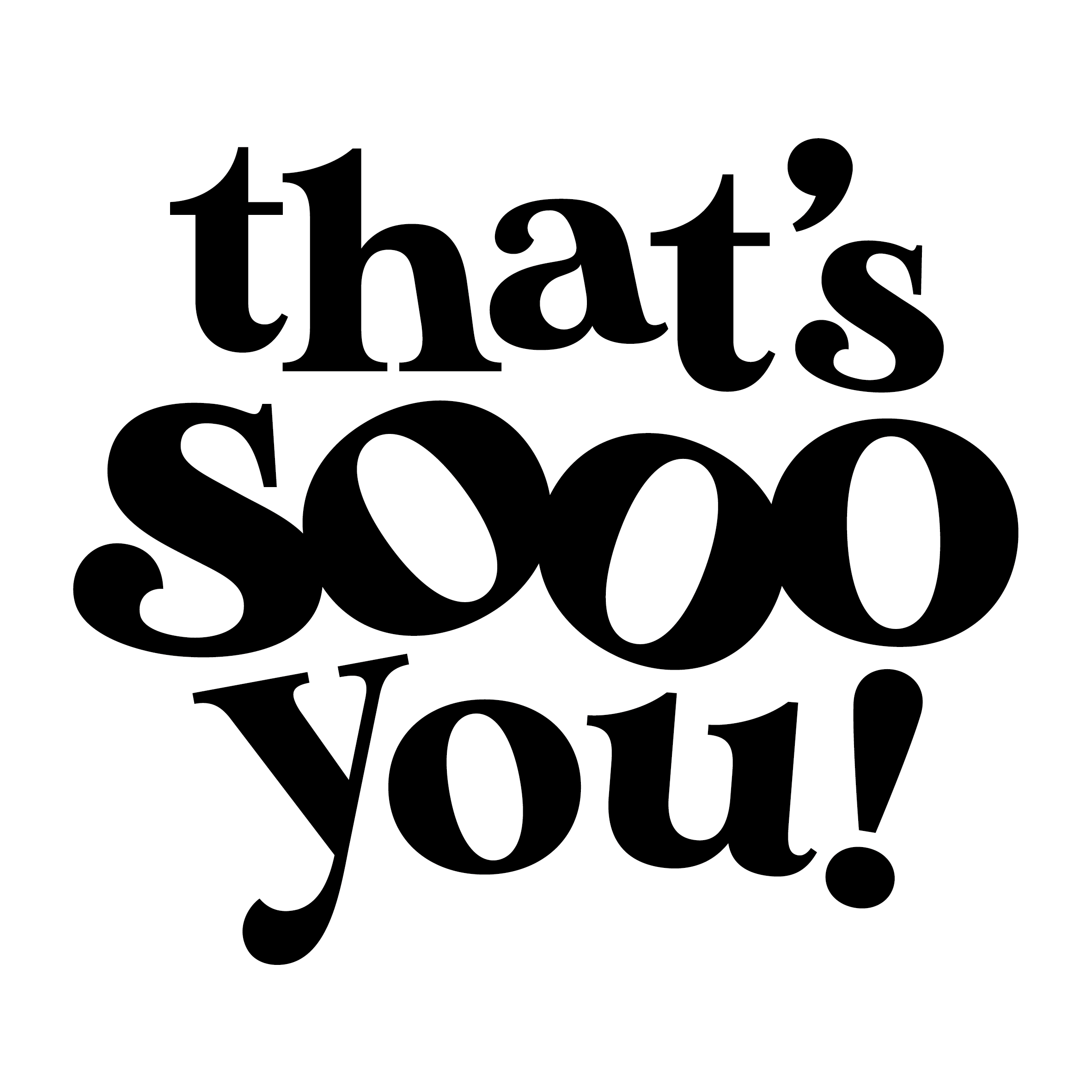 That's Sooo You - Bold, colourful uniquely designed clothing.